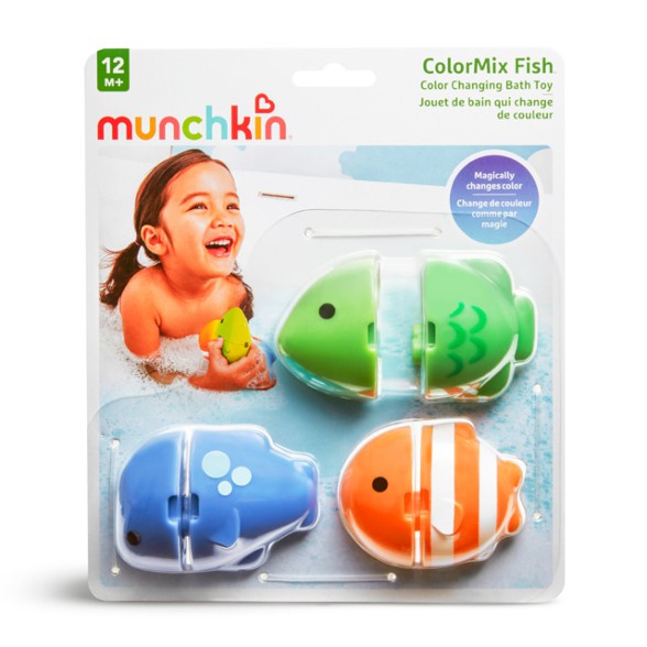 Munchkin : MNK27189* ของเล่นในห้องน้ำ ColorMix Fish Color Changing Fish Bath Toy | Shopee Thailand
