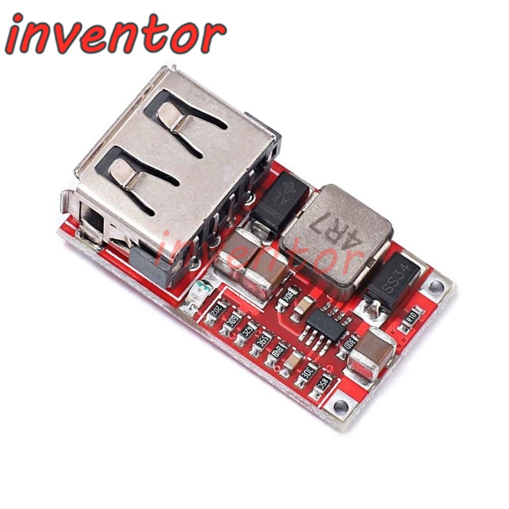 Dc 6-24v 12V / 24v To 5V USB โมดูลเอาท์พุทชาร์จไฟขนาดเล็ก DC-DC ...