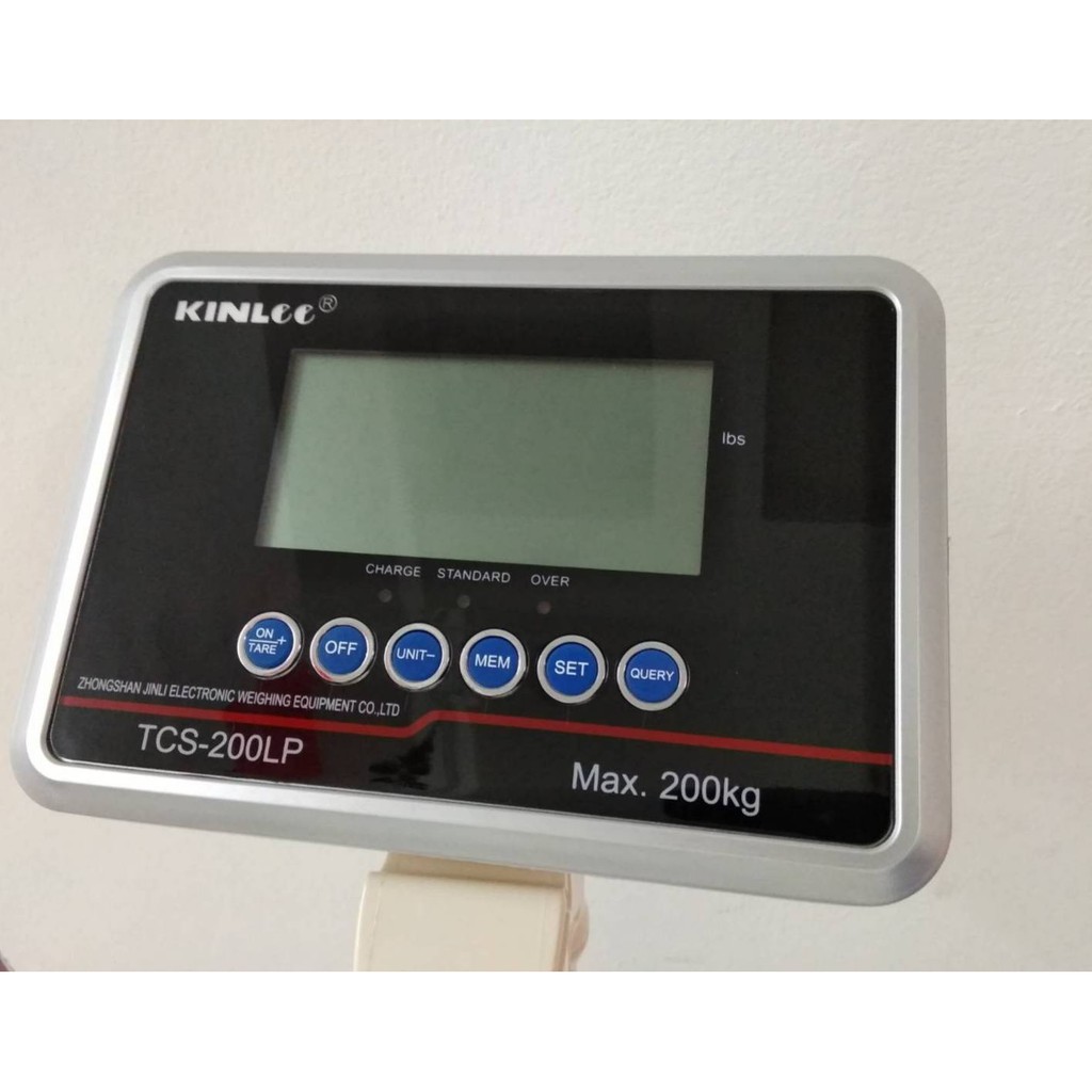 เครื่องชั่งน้ำหนักพร้อมที่วัดส่วนสูงระบบดิจิตอล TCS-250LP ยี่ห้อ Kinlee | Shopee Thailand