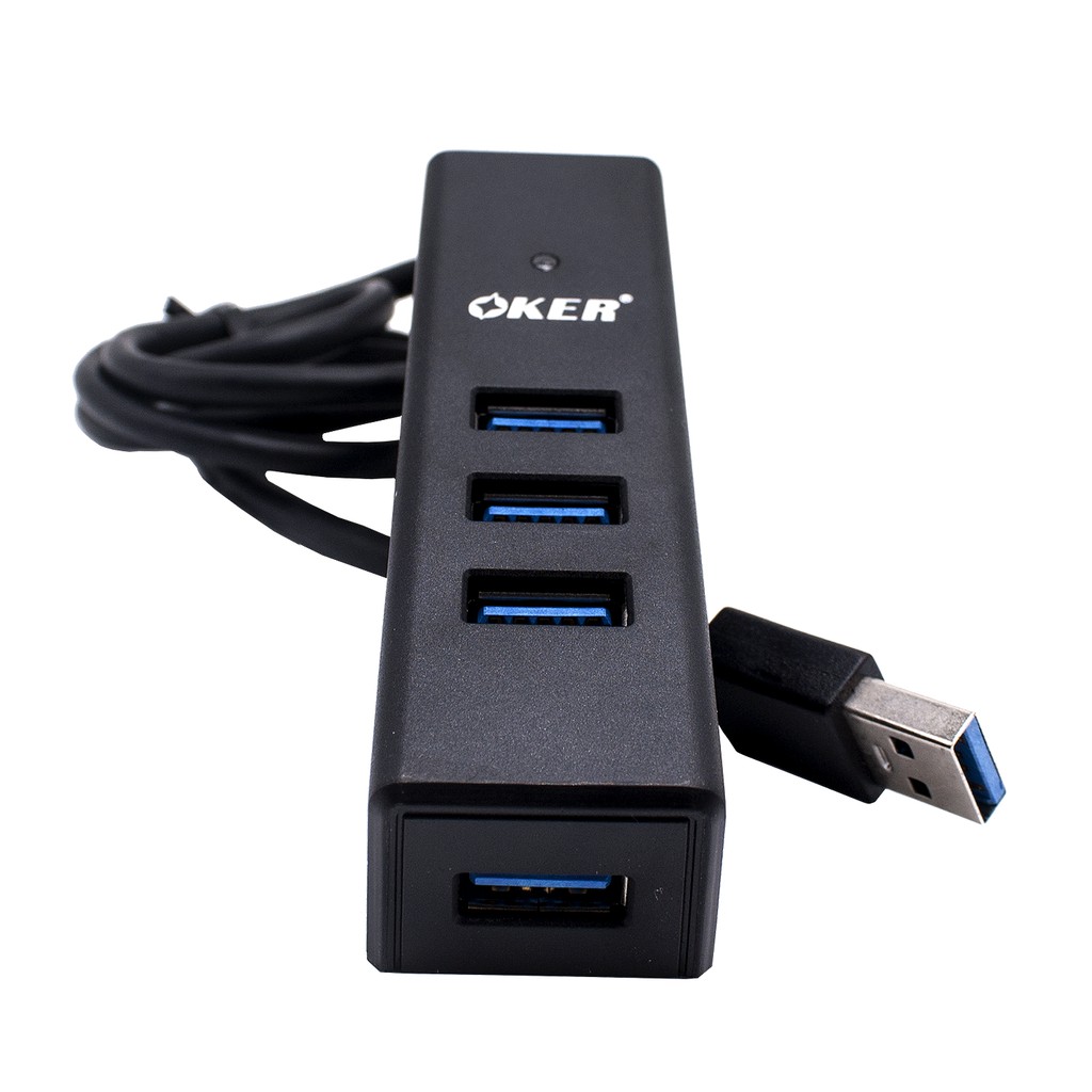HUB USB 3.0 4 Ports Oker Model:H-341 HUB with Interface | Shopee Thailand
