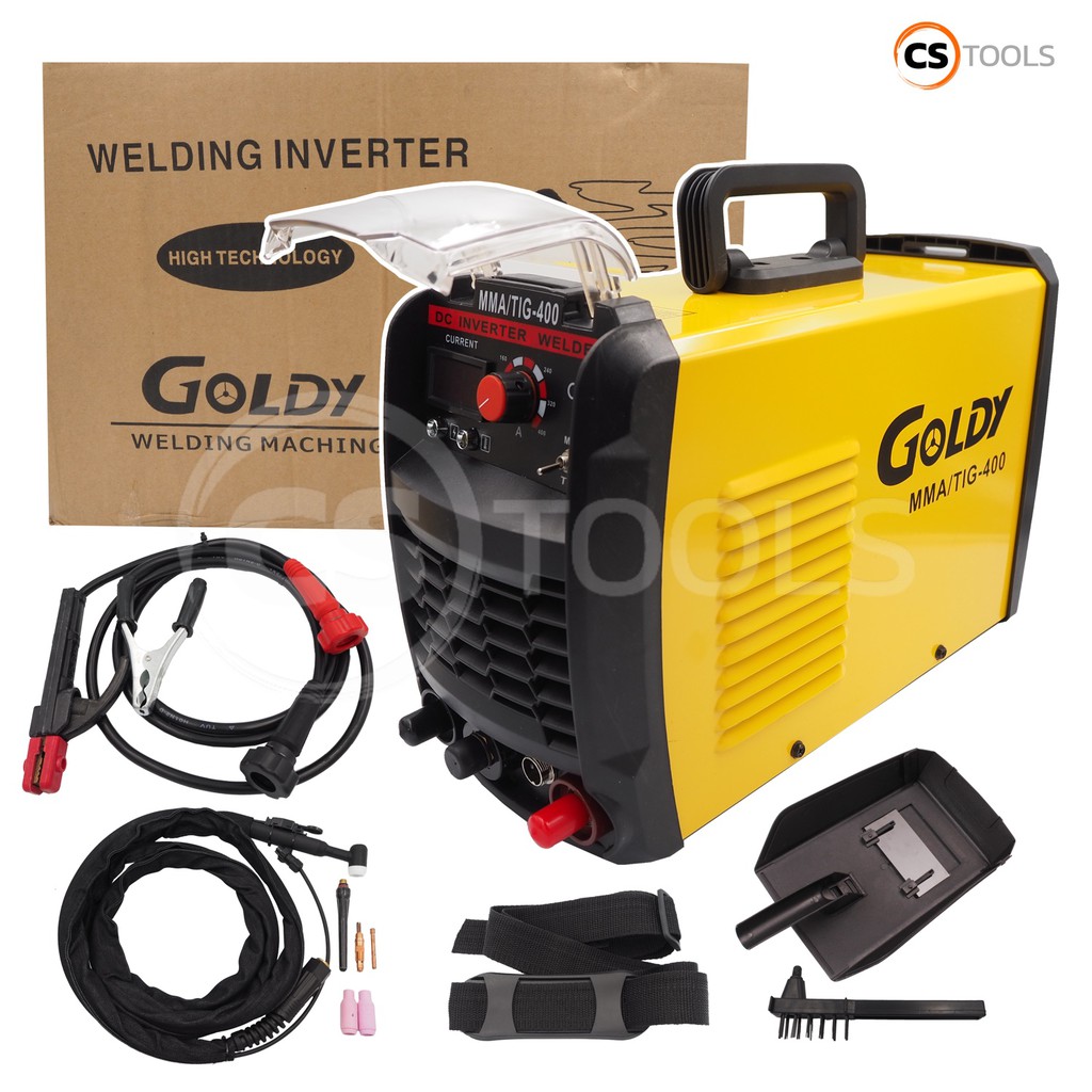 GOLDY ตู้เชื่อม WELDING INVERTER 2 ระบบ TIG & MMA 400 | Shopee Thailand