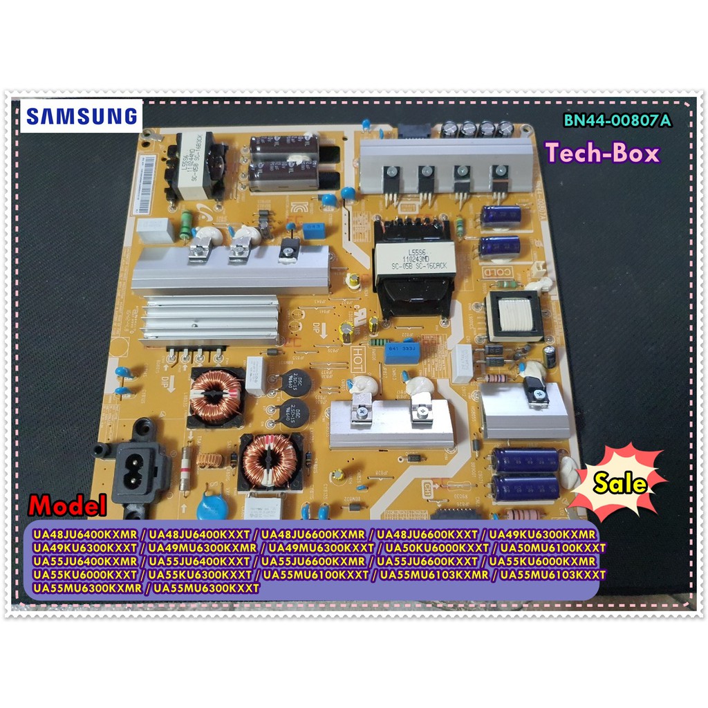 อะไหล่ของแท้/เมนบอร์ดพาวเวอร์ซัพพลายทีวีซัมซุง/SAMSUNG/DC VSS-PD BOARD ...