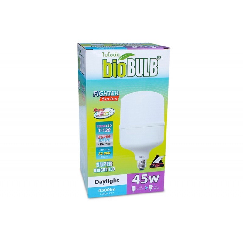 หลอดไฟ led Bio bulb T-Bulb LED T-120 Fighter Series 45Watt. | Shopee ...