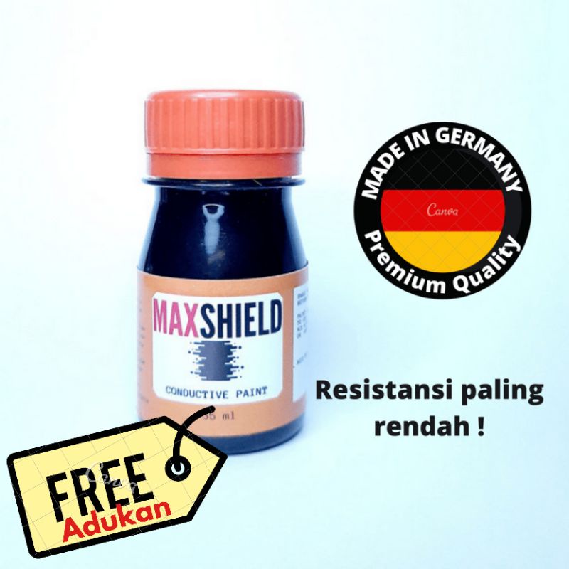 MAXSHIELD CONDUCTIVE PAINT 35 ml - สีคาร์บอน CONDUCTIVE ผลิตในเยอรมัน | Shopee Thailand