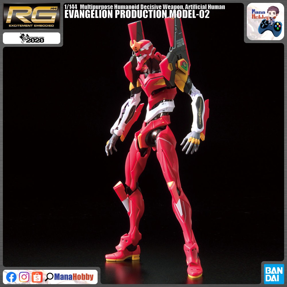 [EVA/RG] Evangelion Production Model-02 โมเดล กันดั้ม กันพลา | Shopee ...