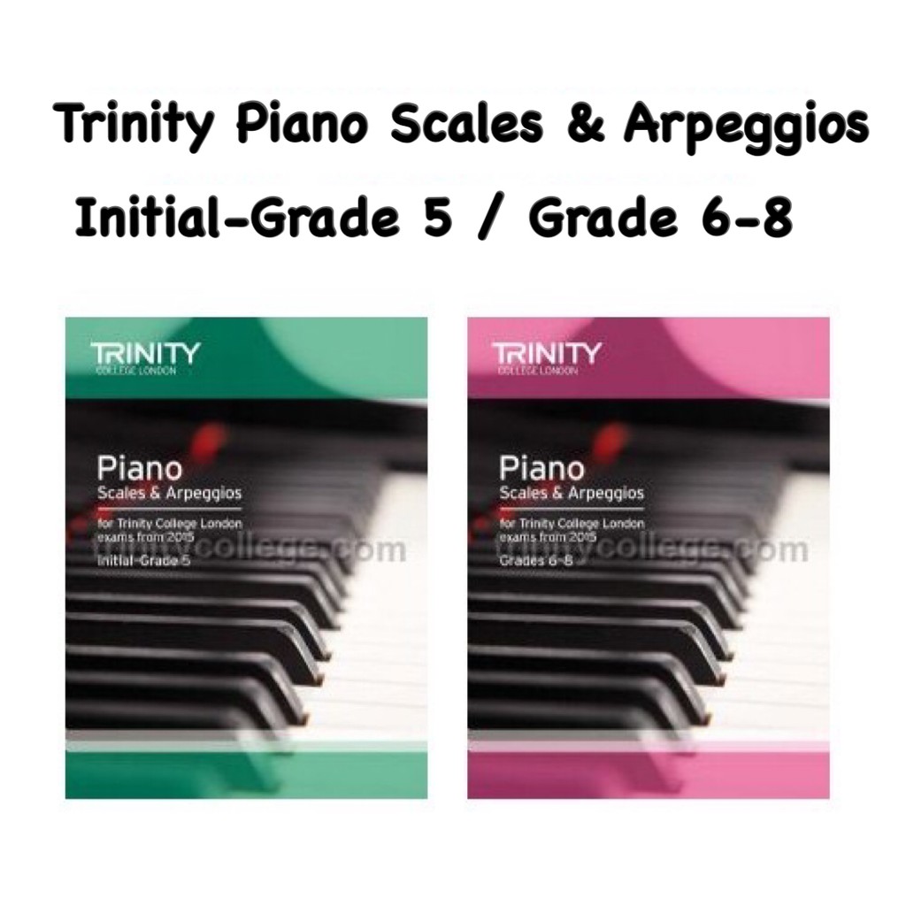 Trinity Piano Scales & Arpeggios เกรด Initial - เกรด 8 (หนังสือสอบสเกล ...