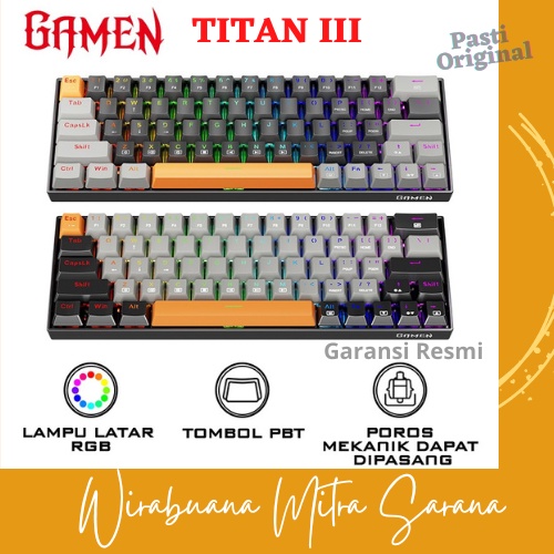 Gamen Titan III Mechanical Keyboard RGB Gaming Keyboard | Shopee Thailand