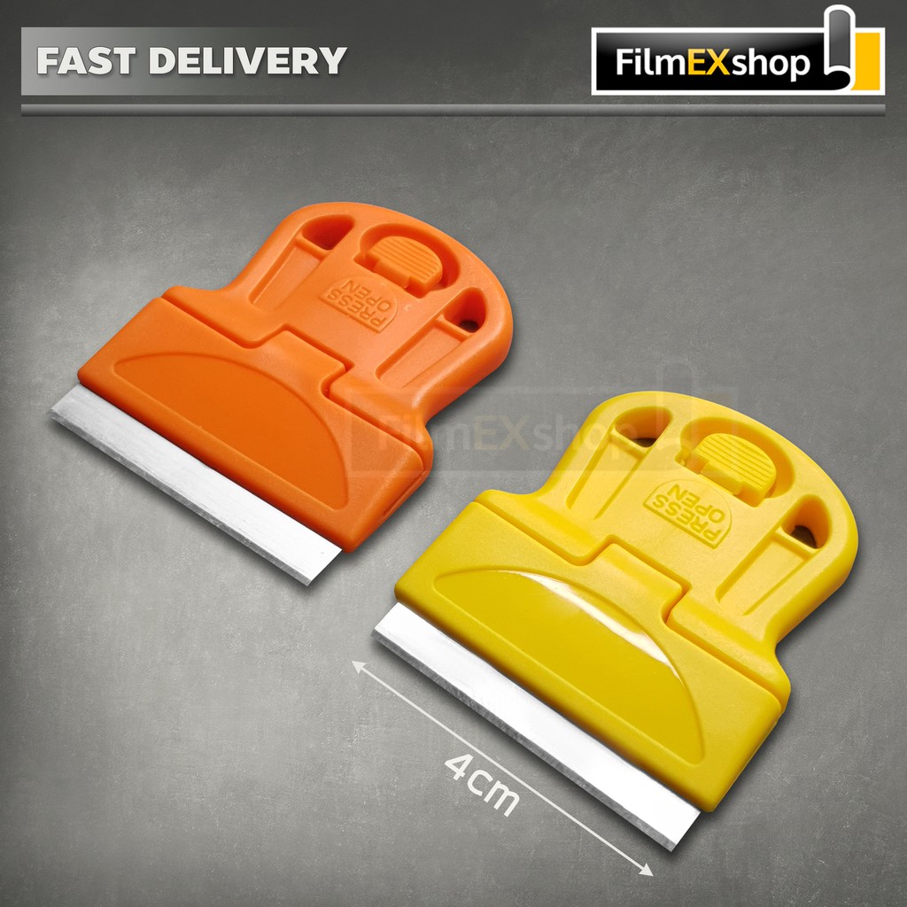 มีดขูดทำความสะอาดกระจก Mini Glass Scraper SCR-41 มีดขูดสี ลอกฟิล์ม คัตเตอร์ขูดสี | Shopee Thailand