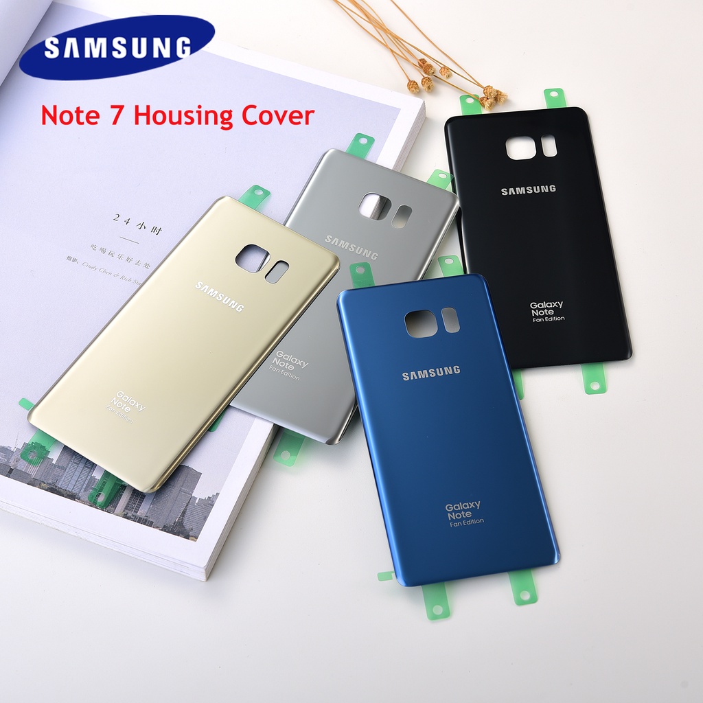 ใหม่ปกหลังสําหรับ Samsung Galaxy Note7 แบตเตอรี่ด้านหลังประตูกรณี | Shopee Thailand
