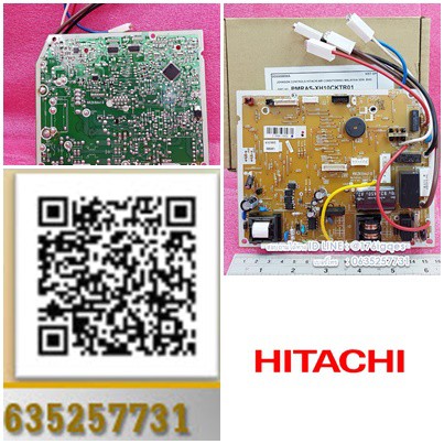 HITACHI อะไหล่แท้ เมนบอร์ดแอร์ฮิตาชิ แผงวงจรแอร์ฮิตาชิ/อะไหล่แอร์ (P.W.B (MAIN) PMRAS-XH10CKT ...