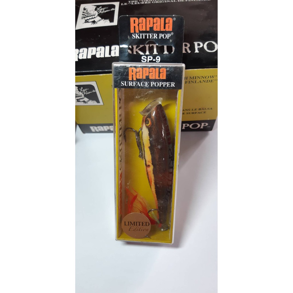 RAPALA SURFACE POPPER SP-9 (Baby Giant Snak) LIMITED Edition ลายลูกปลา ...