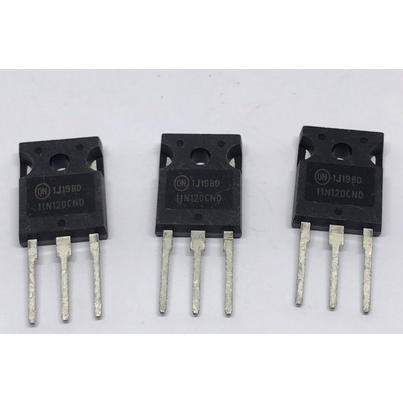 11N120CND IGBT มีไดโอด 43A 1200V แพ็ค3ตัว ใช้กับบอร์ดเครื่องจักร ...