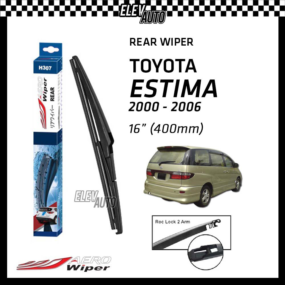ที่ปัดน้ําฝนกระจกหลัง Toyota Estima ACR30 2000-2006 AERO 16 นิ้ว (400 มม.) H077 | Shopee Thailand
