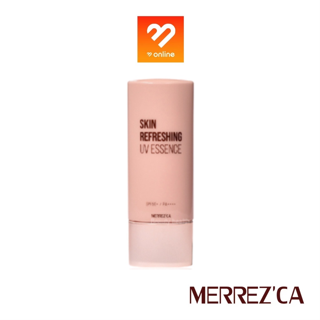 เอสเซนส์ กันแดดเนื้อน้ำ Merrezca Skin Refreshing UV Essence SPF50+/PA ...
