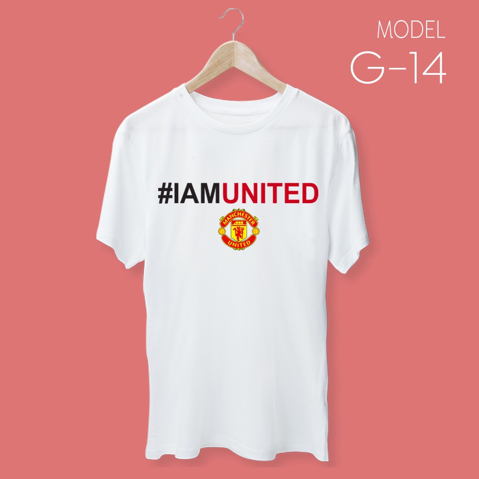 เสื้อยืด สกรีนลาย ไอแอม ยูไนเต็ด สีขาว - #IAM United T-Shirt | Shopee ...