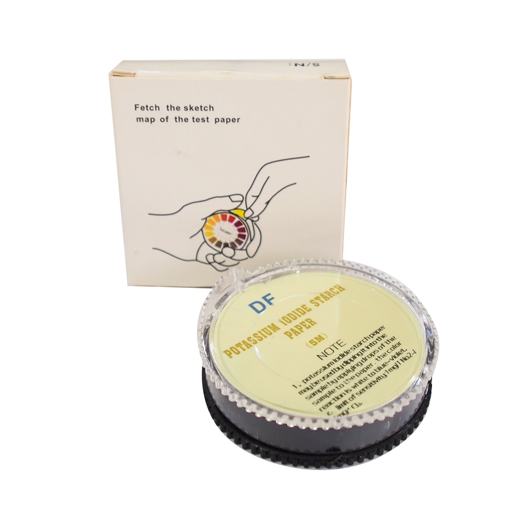 กระดาษโพแทสเซียมไอโอไดด์ (Potassium Iodide Starch Paper) | Shopee Thailand กระดาษโพแทสเซียมไอโอไดด์ (Potassium Iodide Starch Paper) | Shopee Thailand
