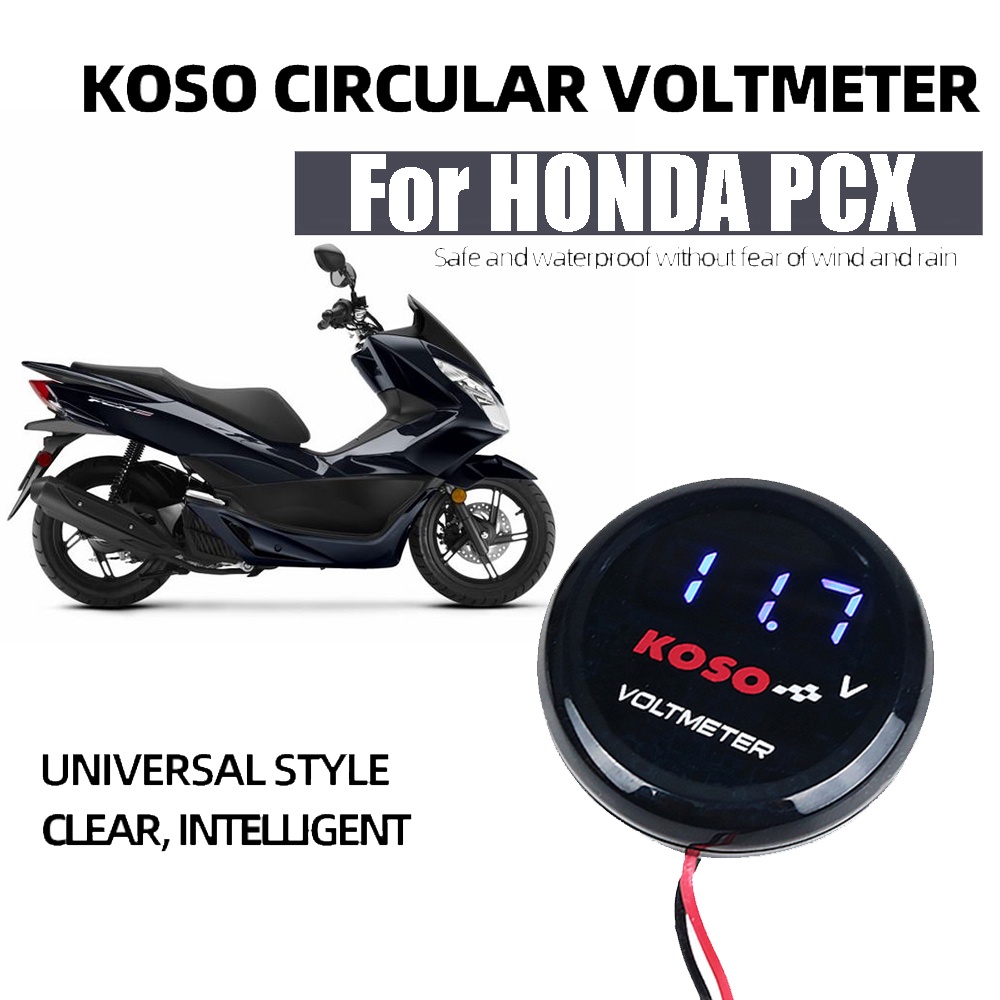 วัดโวลท์มอเตอร์ไซค์ HONDA PCX 150 125 160 PCX150 PCX125 โวลต์มิเตอร์วัด ...