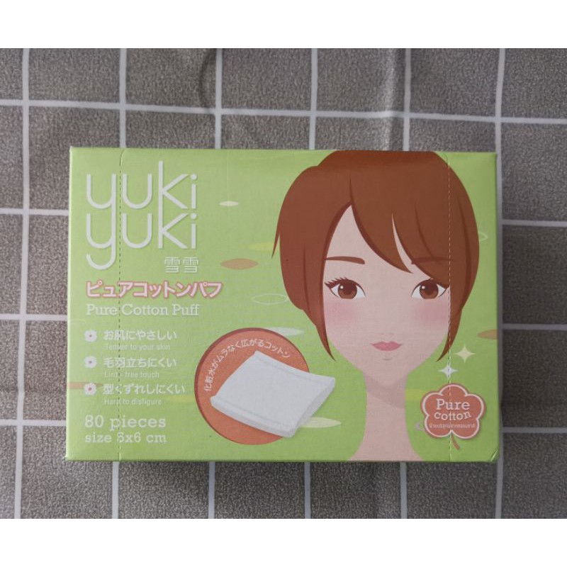 Yuki Yuki สำลีเช็ดหน้า ชนิดรีดขอบ YK002 | Shopee Thailand