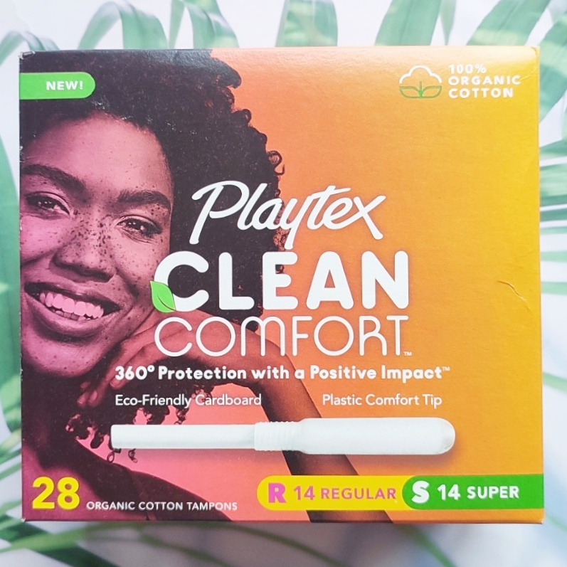 (Playtex®) Clean Comfort Organic Cotton Tampons, Duo Pack Regular ...