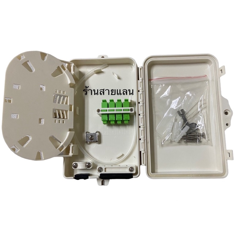 ODF BOX 4คอร์ กล่องพักไฟเบอร์ออฟติค INDOOR และ OUTDOOR ODF 4 Core SC ...