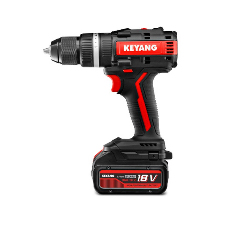 KEYANG DM20BLA-70C สว่านกระแทกไร้สาย ปรับทอร์ท 70NM แบตเตอรี่ 18V 5.0Ah 2 ก้อน เครื่องชาร์จ 1 ...