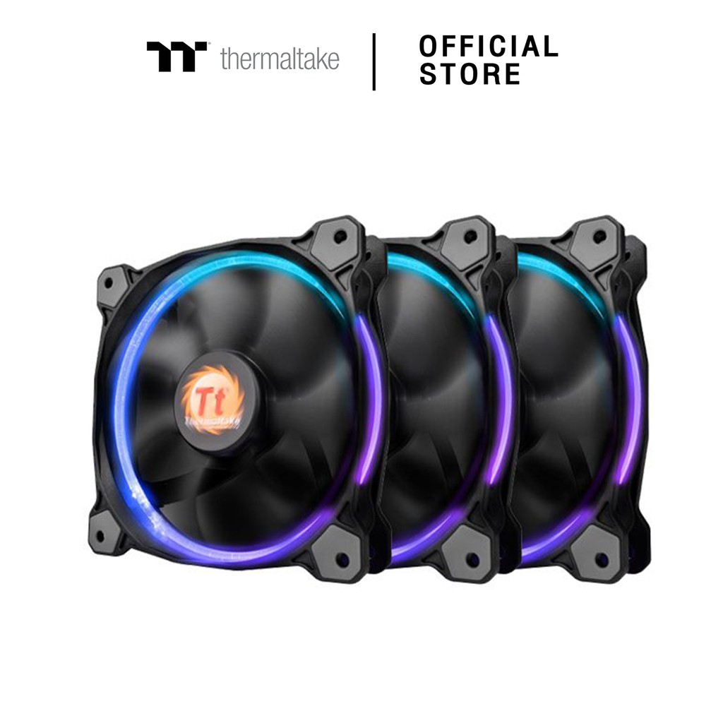 Thermaltake Riing 12 LED RGB Fan (3 fan pack) | Shopee Thailand
