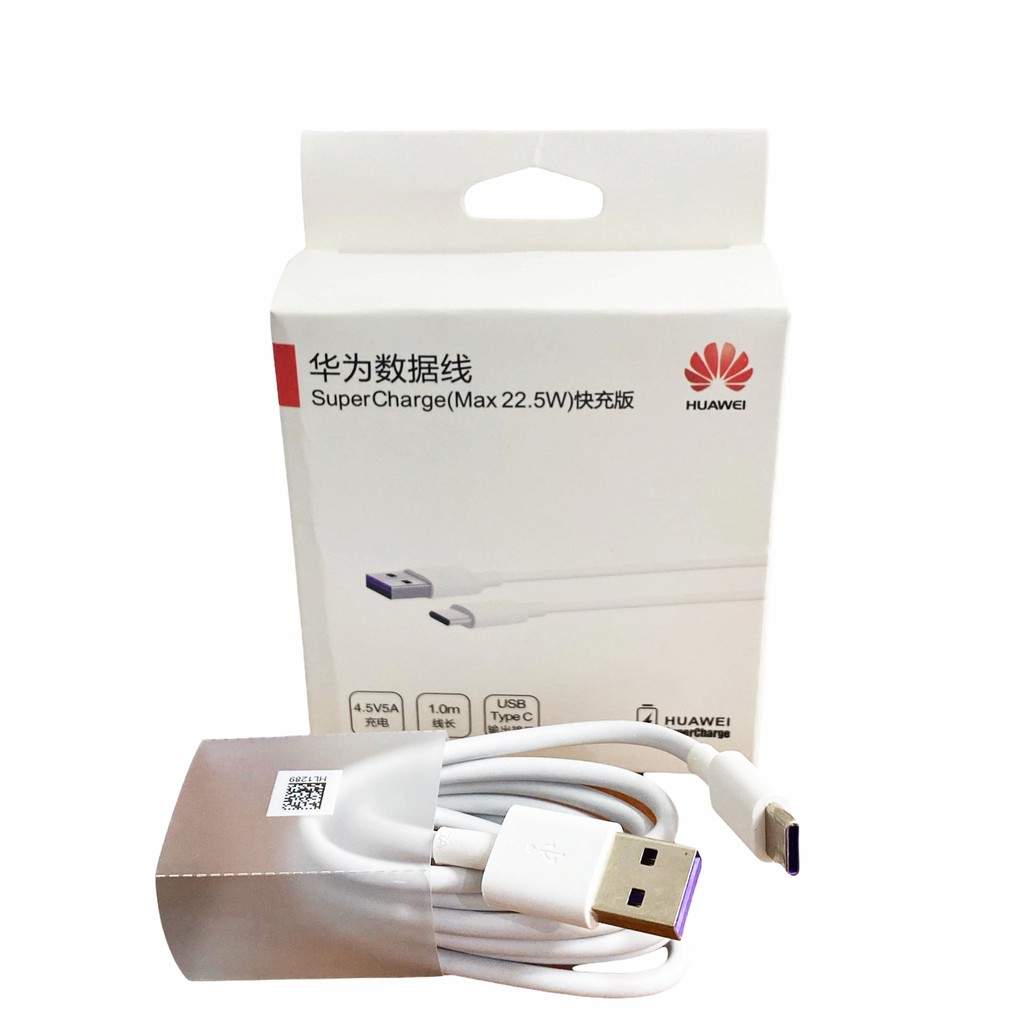 สายชาร์จ แท้ Huawei Type-C super charge 5Aใช้ได้เช่น รุ่น Y7A/NOVA7/8 ...
