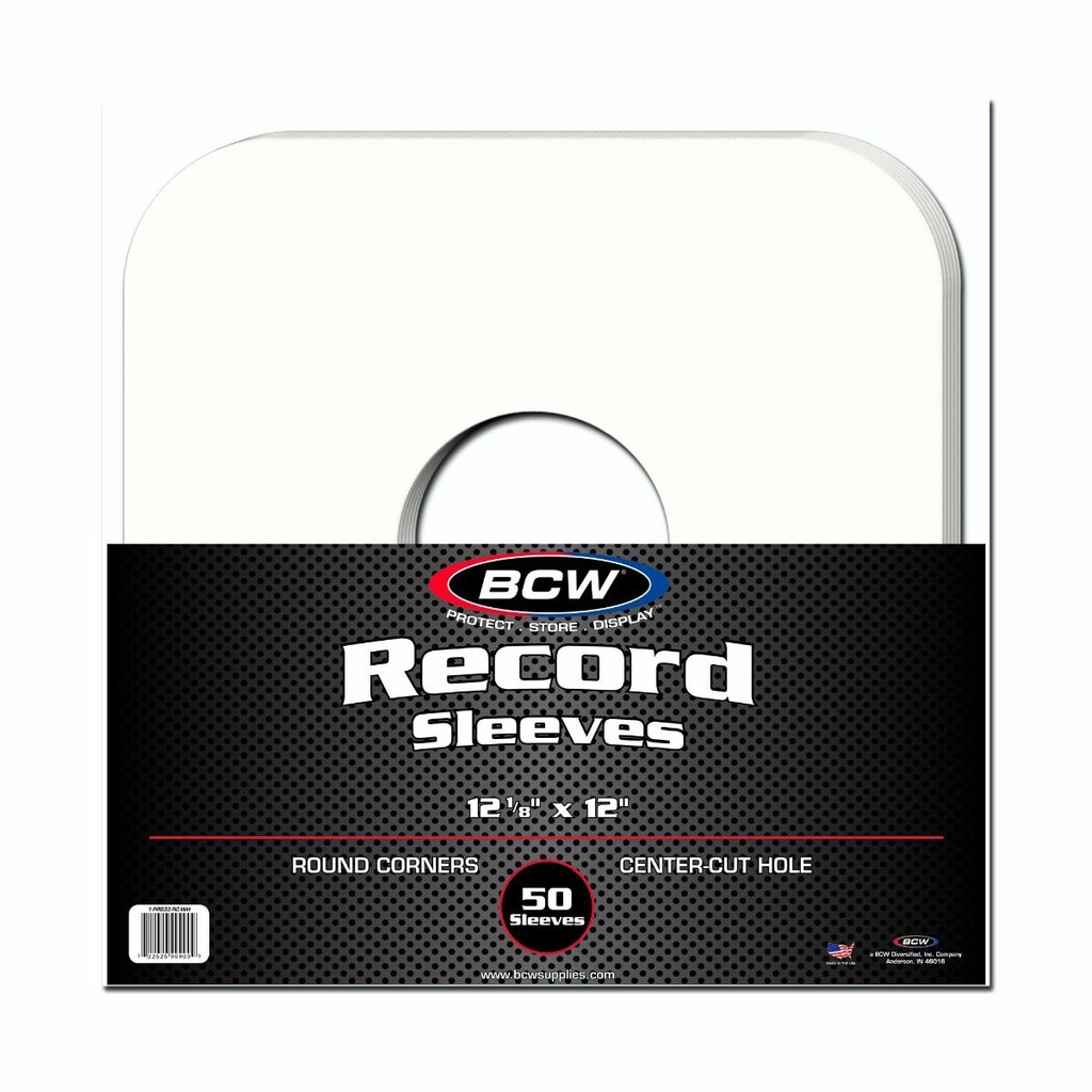 Bcw 33RPM ปลอกแขนด้านนอก 2 มม. + แบบกลม (มีรู) ปลอกแขนด้านใน (แพ็ค 10 ...