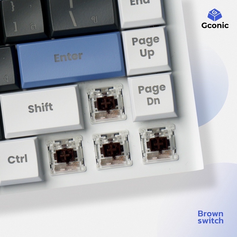 Gconic A75 Low-Profile Wireless Mechanical Keyboard | Shopee Thailand