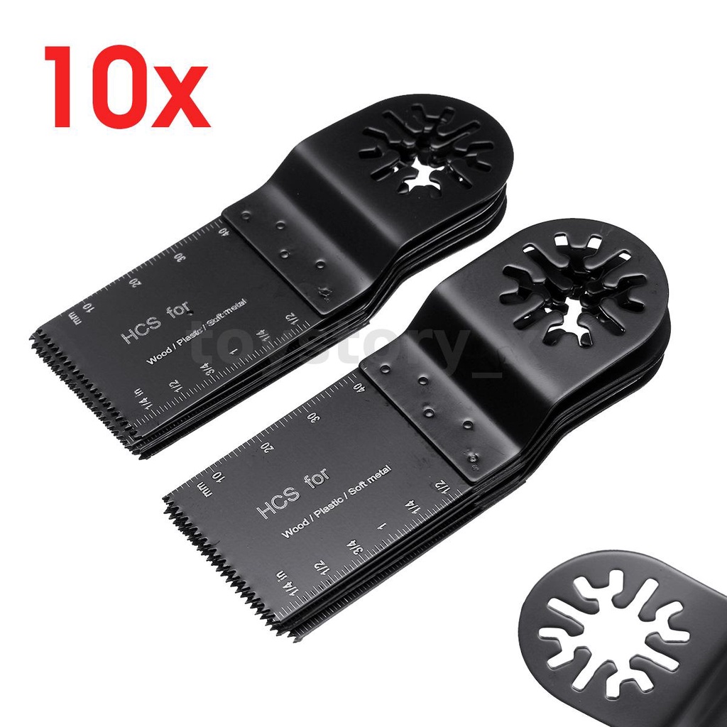 ใบเลื่อยเหล็กคาร์บอน สเกลตรง 34 มม. สําหรับ Fein Multimaster 10 ชิ้น ...