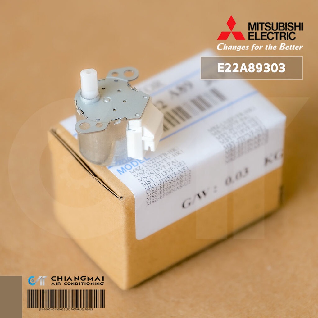 E22A89303 เลิกผลิต (ใช้ E2294B303 แทน) มอเตอร์สวิงแอร์ Mitsubishi ...