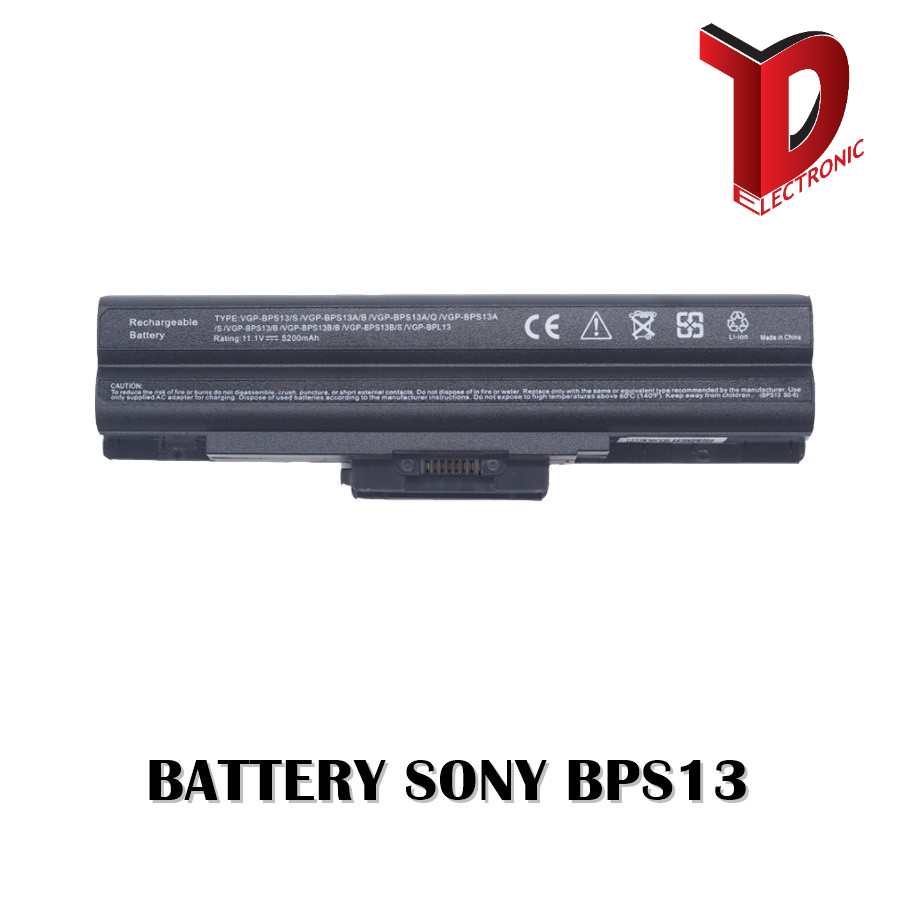 BATTERY SONY BPS13 / แบตเตอรี่โน๊ตบุ๊คโซนี่ เทียบ (OEM) | Shopee Thailand