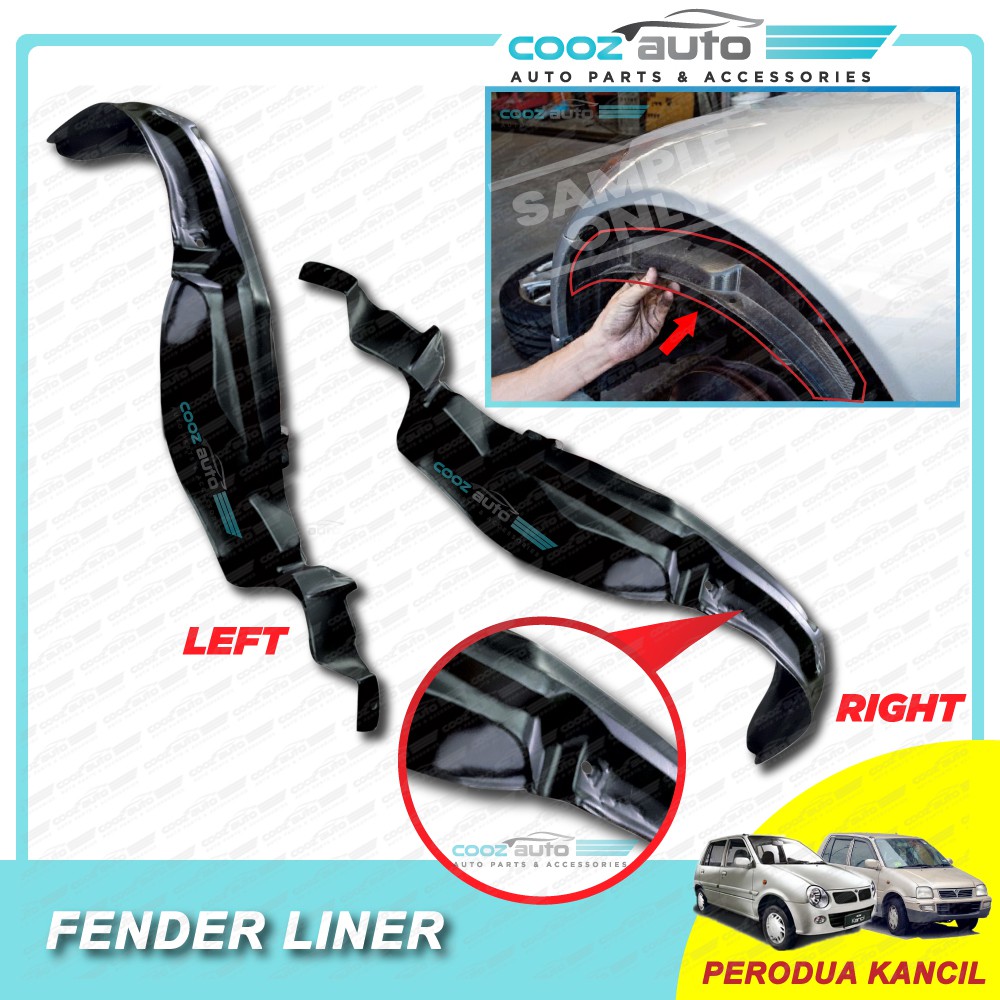 Perodua Kancil Fender Cover บังโคลนด้านใน Daun Pisang | Shopee Thailand