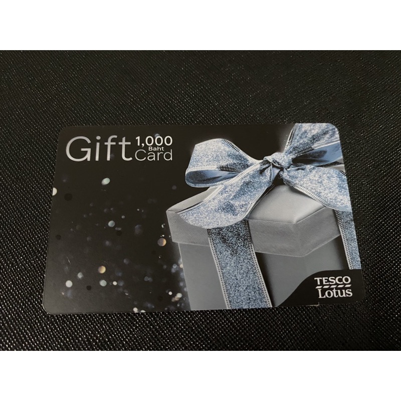Tesco Lotus Gift Card มูลค่า 1,000 บาท บัตรกำนัลเทสโก้โลตัส (คละลาย ...