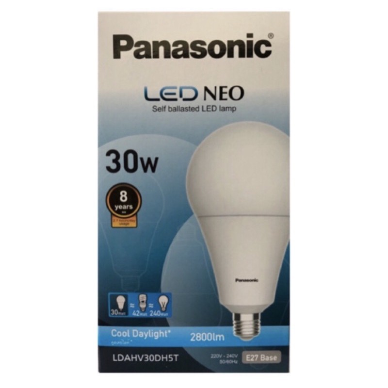 Panasonic หลอดไฟ พานาโซนิค LED Bulb Neo 20W/23W/30W (แสงขาว) | Shopee ...