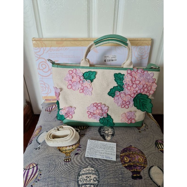 Aristotle Bag รุ่น Happy bag สี Pink Hydrangea แท้ | Shopee Thailand