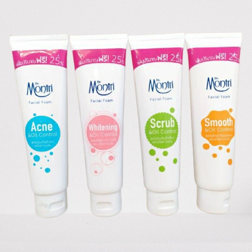 Dr.montri Facial Foam 125g. ดร.มนตรี โฟมล้างหน้า 125กรัม. | Shopee Thailand