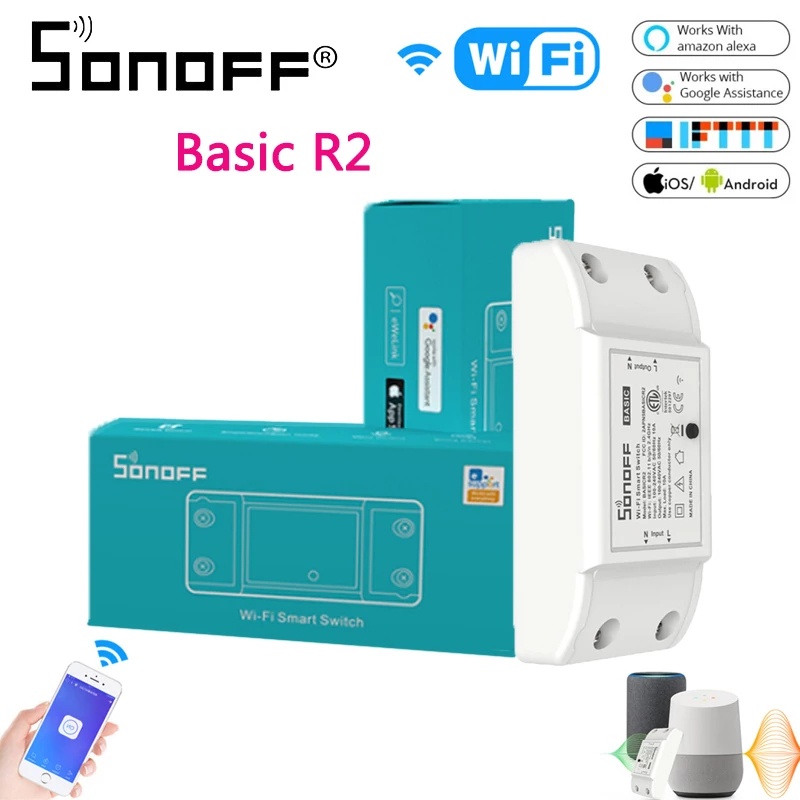 Sonoff Basic R2 New version : wireless switch | Shopee Thailand