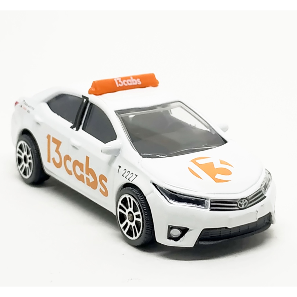 Majorette Toyota Corolla Altis - Australia Taxi 13 Cabs - White Color ...