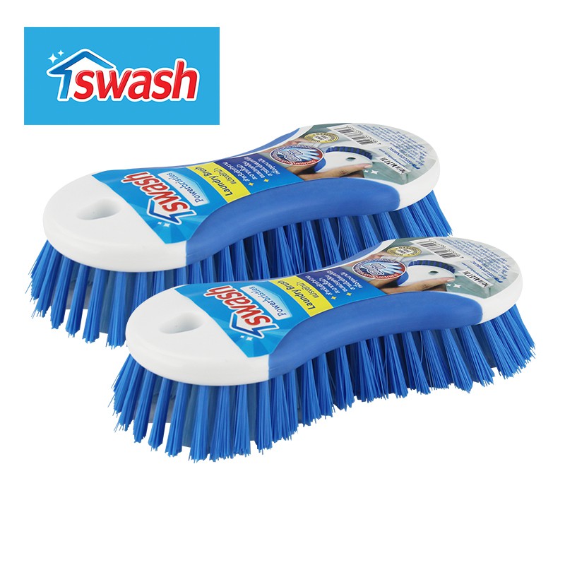 SWASH Laundry Brush Pack2 สวอช แปรงซักผ้า แพ็ค2 | Shopee Thailand