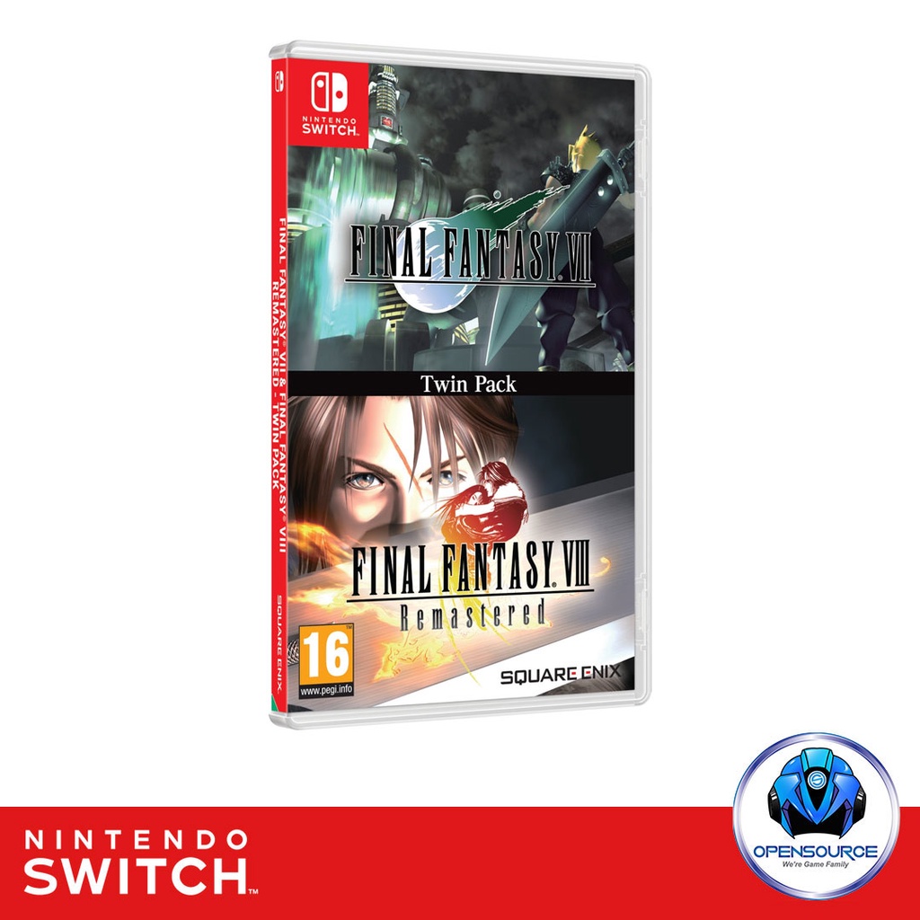 [พร้อมส่ง]Nintendo: Final Fantasy VII & VIII TWIN PACK (UK ENG) FF7 FF8 แผ่นเกม สำหรับ Nintendo ...