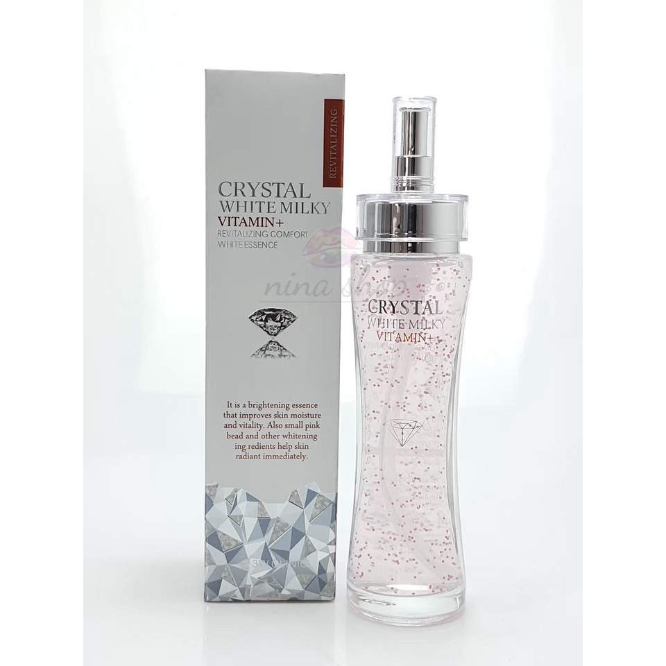 🔥 ถูก | ส่งด่วน 🔥 วิตามิน+ไวท์เทนนิ่ง 3W Clinic Crystal White Milky Essence 150ml. | Shopee Thailand