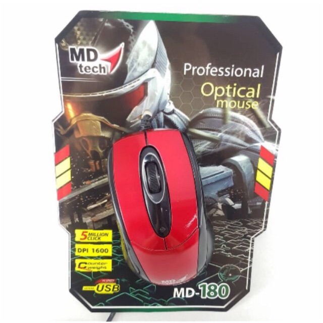 MD tech MD-180 Professional Optical Mouse | Shopee Thailand