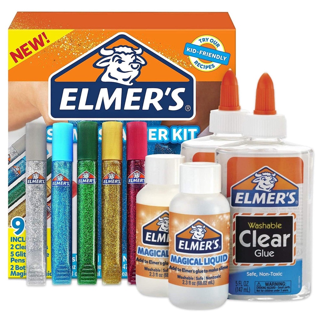 Elmer’s Everyday Slime Starter Kit Non Toxic ชุดทำสไลม์ 9 ชิ้น และ ชุด ...