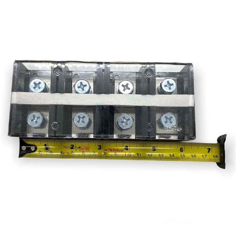 TC terminal block เทอมินอล 4ช่อง งานกระแสสูง 60-150A | Shopee Thailand