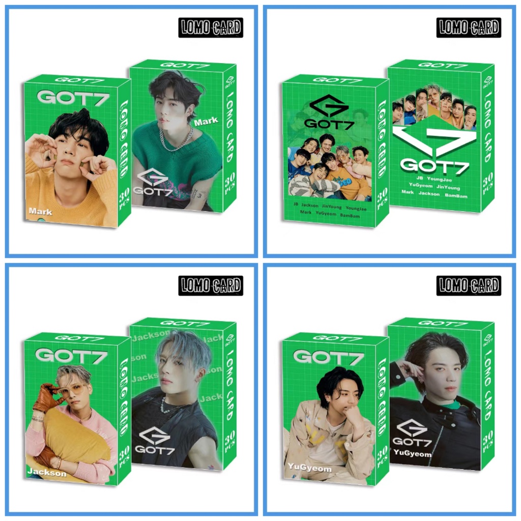 Got7 Album 《GOT7》Photocard Mark JB Jackson Lomo Card 30 ชิ้น ต่อกล่อง | Shopee Thailand