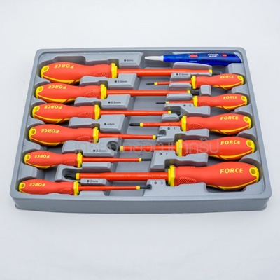 FORCE (ฟอร์ซ) 2125N 12PC ชุดไขควงฉนวนไฟฟ้า 12 ชิ้น (F131-2125) | Shopee Thailand