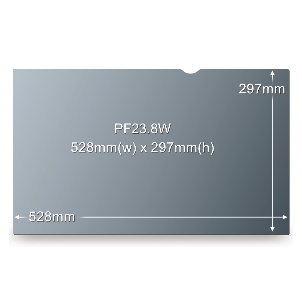 3M Privacy Filter ขนาด 23.8 นิ้ว แผ่นกรองแสงป้องกันการแอบมองจากด้านข้าง ...