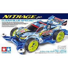 Mini4WD รถราง รถมอเตอร์ Tamiya 1/32 TA95398 NITRAGE JR.CLEAR BLUE ...