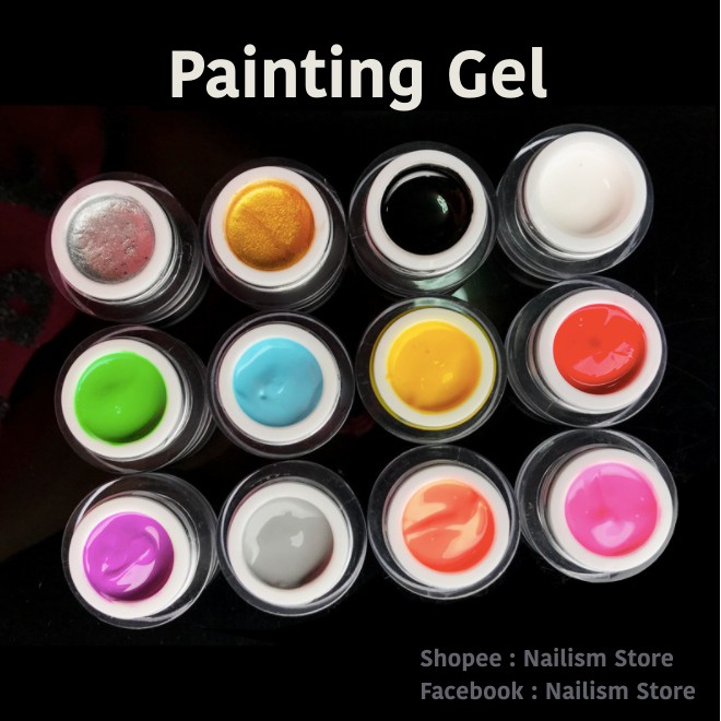 สีเจลสำหรับเพ้นท์ AS Painting Gel | Shopee Thailand